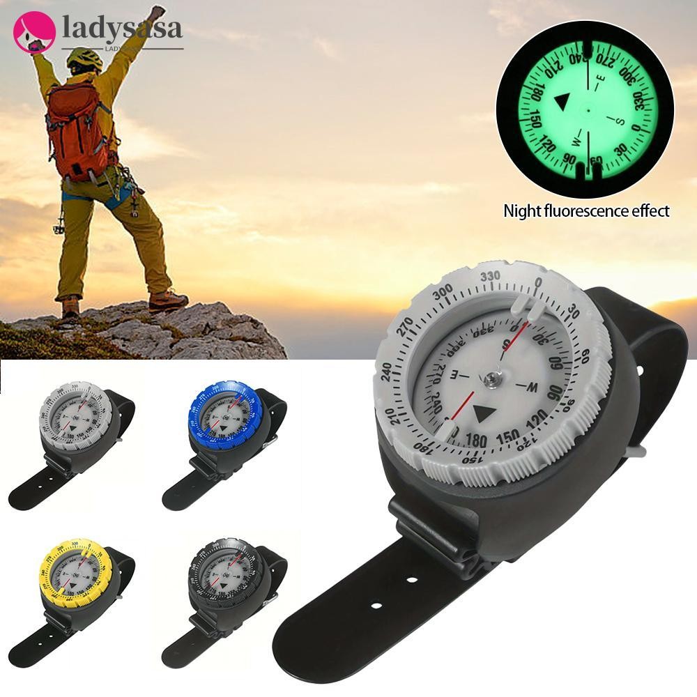 Ladysasa Outdoor Professional Diving Luminous Compass Strap Strong ...
