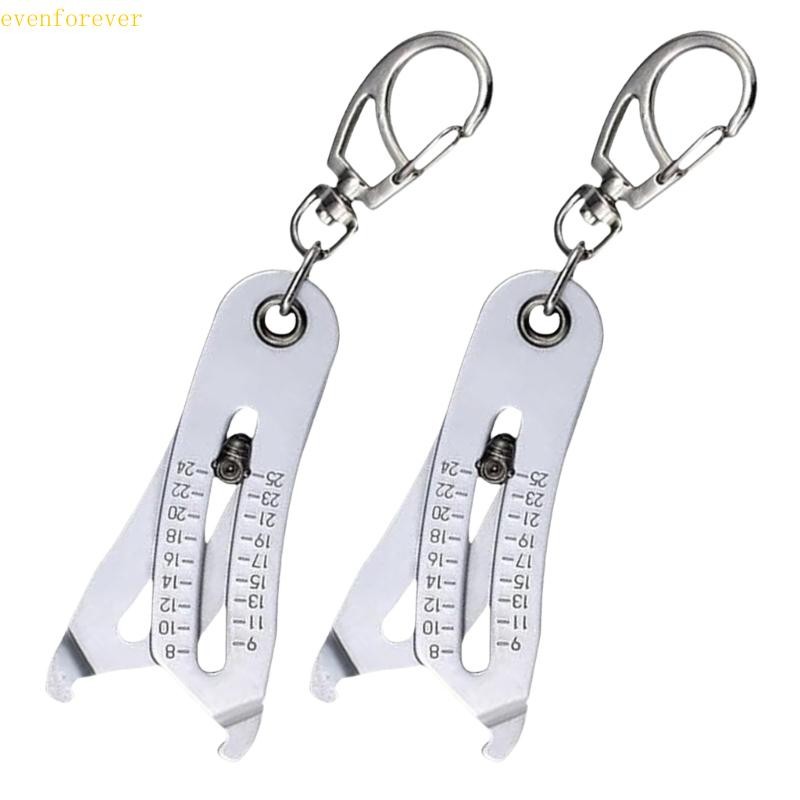 EV 2Pcs Nut and Bolt Thread Gauge Identifier Thread Size Checker ...
