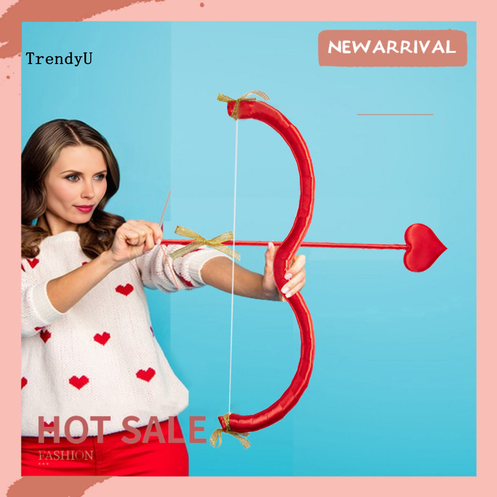 TRD Cosplay Prop Bow and Arrow Bow and Arrow Set Valentine's Day Heart ...