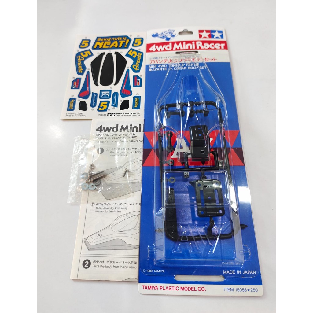 Tamiya 15056 Avante Jr. Clear Body Set (MIJ) REMOVED BLISTER | Shopee ...