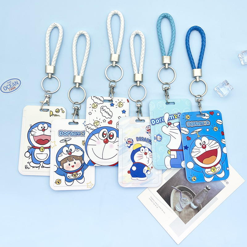 Ready Stock doraemon Card Holder Embossing Card Protection Case Short ...