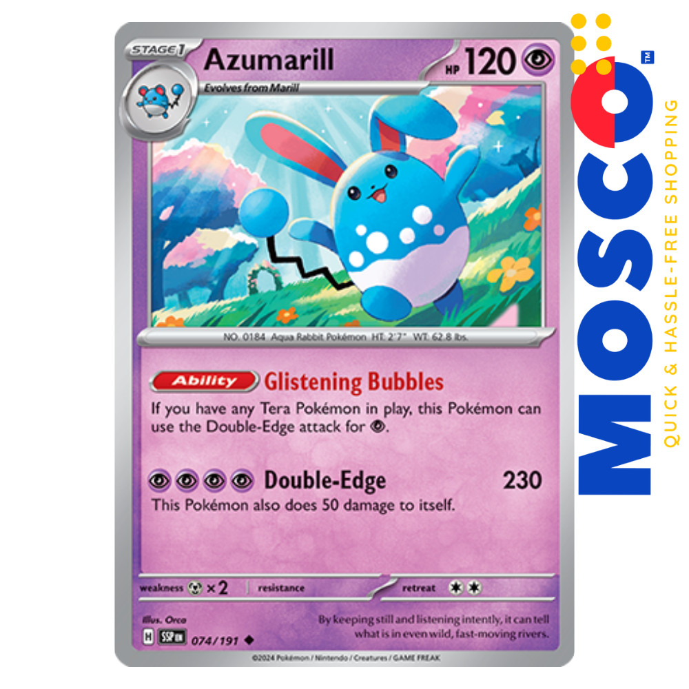 Azumarill - 074/191 Surging Sparks | Pokemon TCG | Shopee Philippines