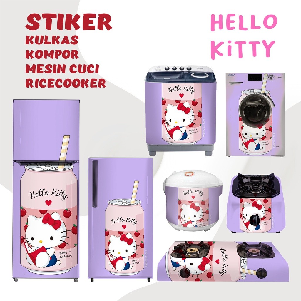 MESIN Sticker Stickers for 1 & 2 Door Refrigerator, Stove, Magicom ...