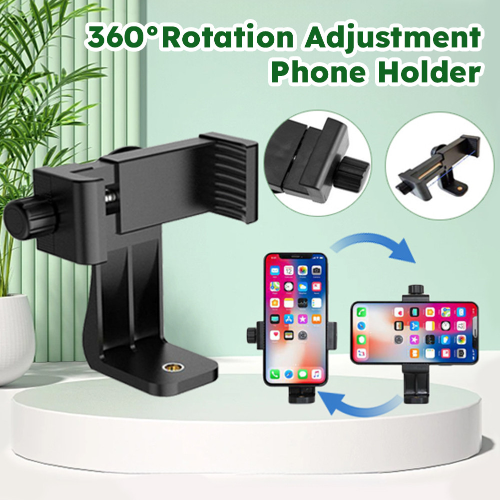 Universal Light Tripod Mount Adapter 360 Degree Rotation Tripod Stand ...