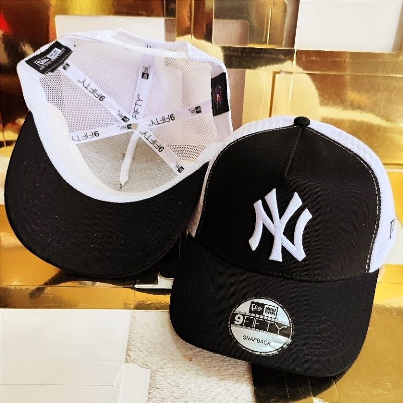 Top Grade New Era trucker New York yankees curve/snapback caps | Shopee ...