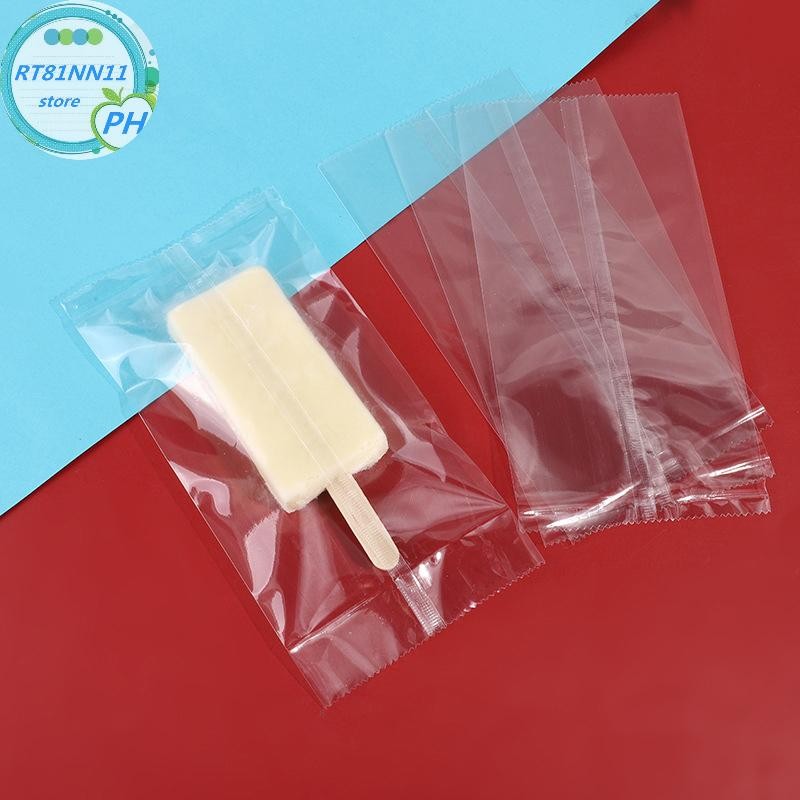 rt81nn11 50pcs Food Grade Ice Cream Bags Disposable Plastic Popsicle ...
