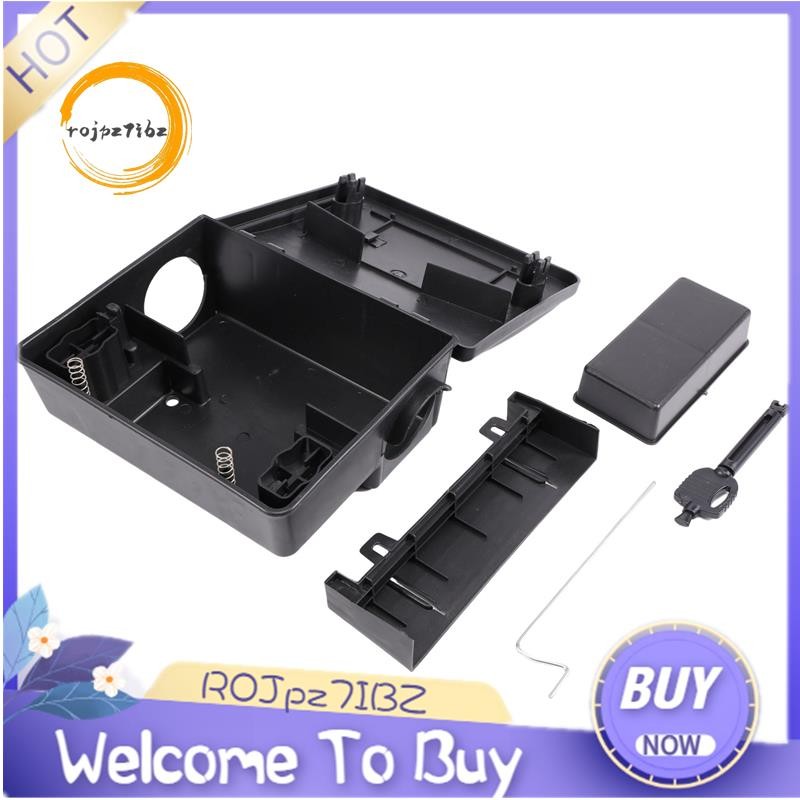 Professional Rodent Bait Block Station Box Case Trap & Key For Rat ...