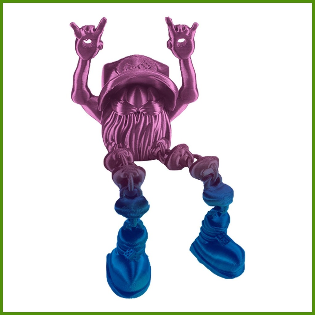 Fidget Toy 3D Printed Flexible Dwarf Sensory Toy Movable Joint Model ...
