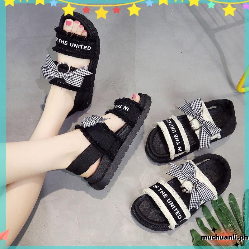 Girls' sandals Sandals Girl 8-9-10-12-13 year old school students bow ...