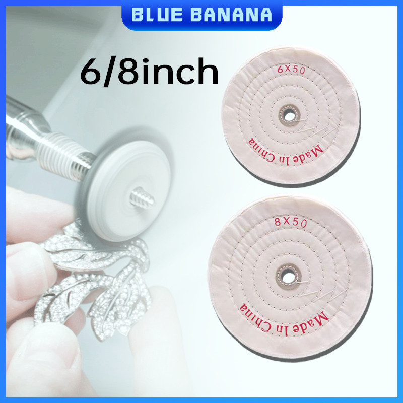 6inch 8inch Cotton Cloth Buffing Wheel Rotary Grinder Cloth Polishing ...