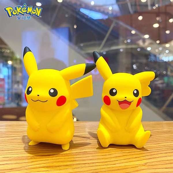 Genuine Pokémon Pikachu Can Reach Duck Figure Exquisite Fat Ding Doll ...