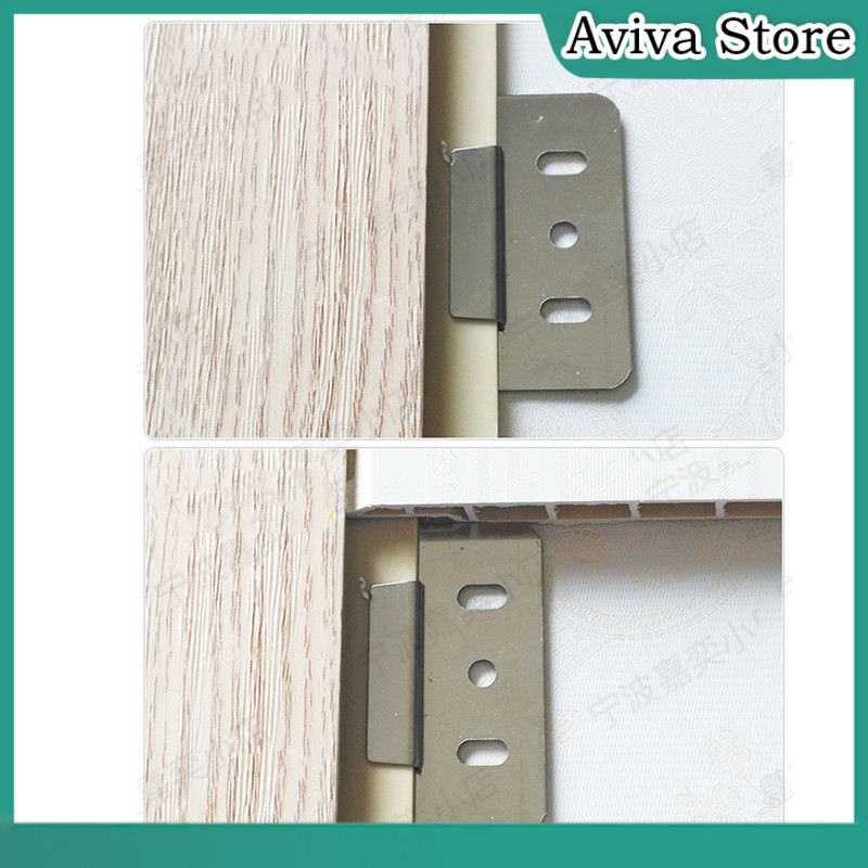 100pcs Wall Cladding Clip Stainless Steel Clip For WPC Wall / Ceiling ...