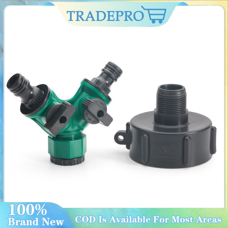 IBC Tank Adapter Y Shaped Quick Valved Connector 60mm Quick Connect ...