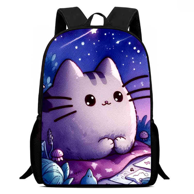 Pusheen Backpack 16inch Printed Primary School Backpack | Shopee ...