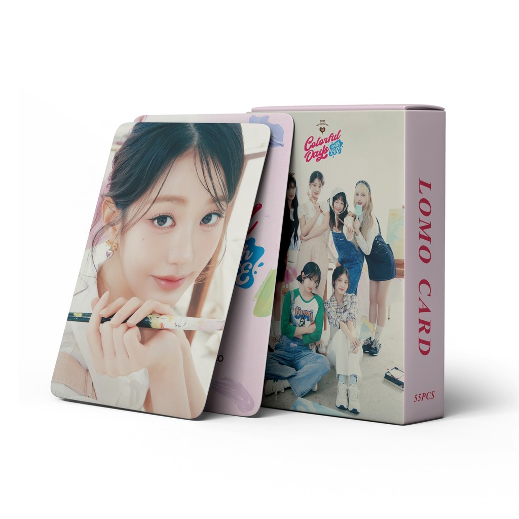 50-55pcs IVE Hologram Laser Lomo Cards 2025 Season's Greetings SHOW ...