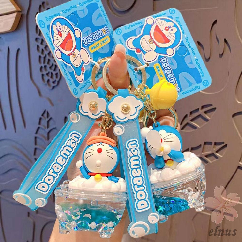 ELNUS Cartoon Doraemon Keychain, Cute Anime Doraemon Projection Camera ...