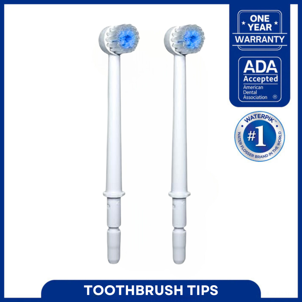 Waterpik Water Flosser Toothbrush Tips TB-100E (2 Count) | Shopee ...