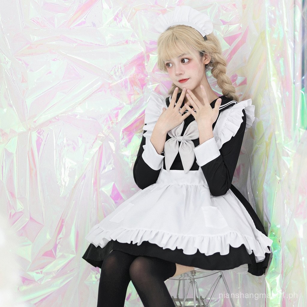 Japanese Style Sailor Uniform Super Cute Maid Outfit Women's Boss ...