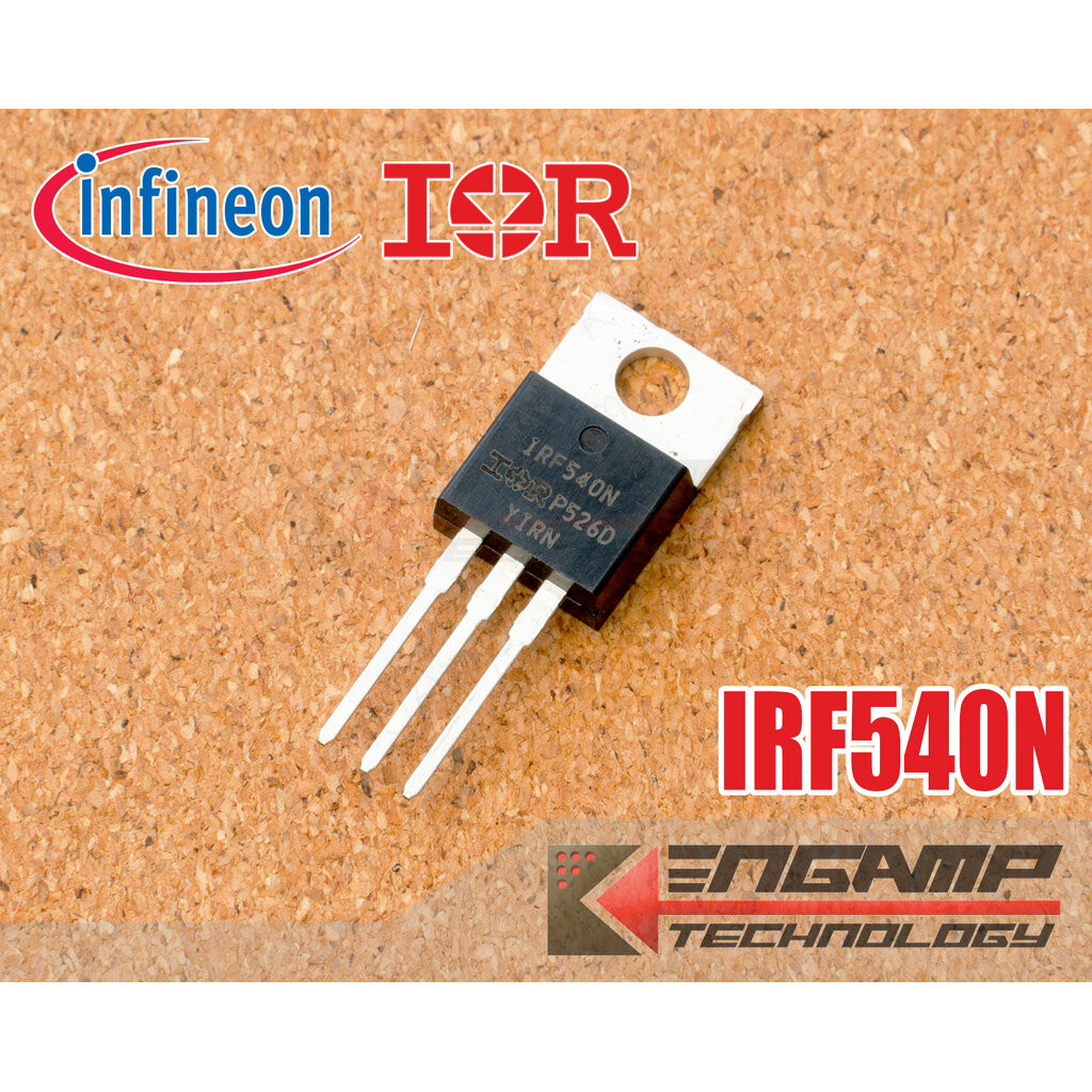 (1 Unit) [FET] IRF540N IR INFINEON MOSFET 33A 100V 44mR TO-220 | Shopee ...