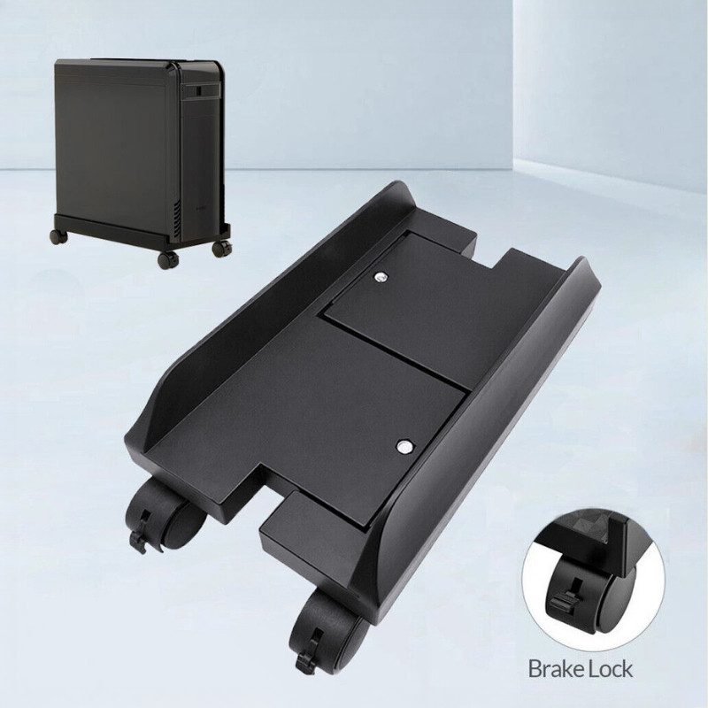CPU Stand Computer CPU Holder With Rolling Wheel Adjustable Wide ...