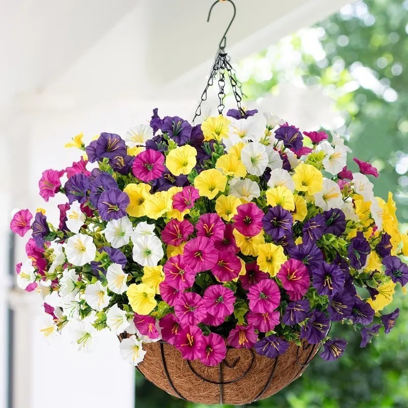Artificial Flower Project Gardening Stage Simulated Morning Glory ...