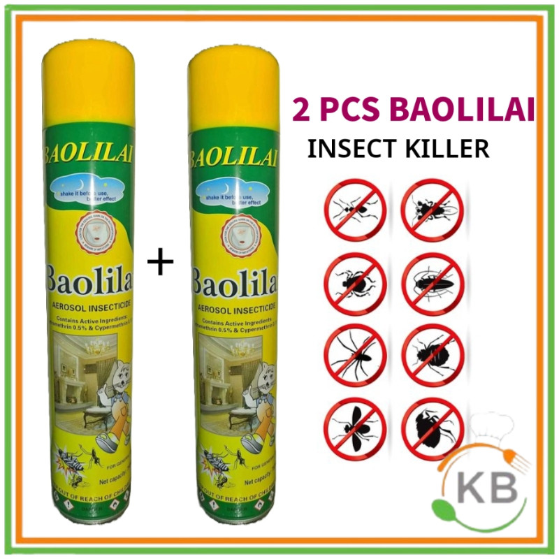 (KB) BAOLILAI 2PCS (BUY 1 TAKE 1) BAOLILAI Insect Spray 750ml Big ...
