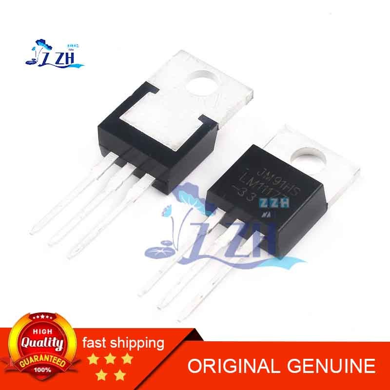 Inline LM1117T-3.3/5.0 5v 3.3V Adjustable Step-down Chip TO-220 Voltage Regulator/Tube | Shopee ...