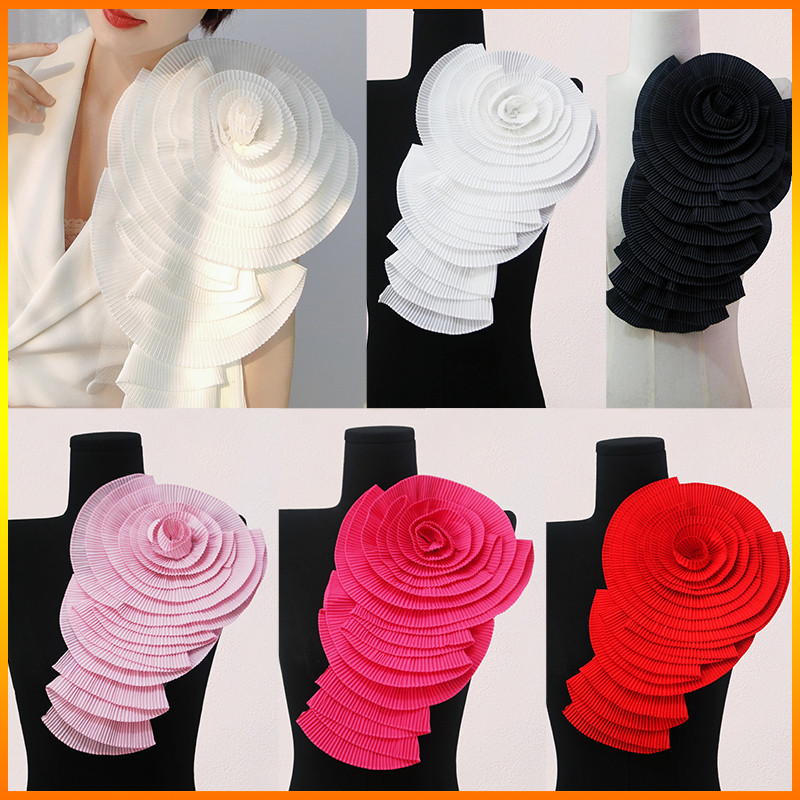 Fashion Flower Patches for Clothes Appliques for Gown Handmade Fabric ...