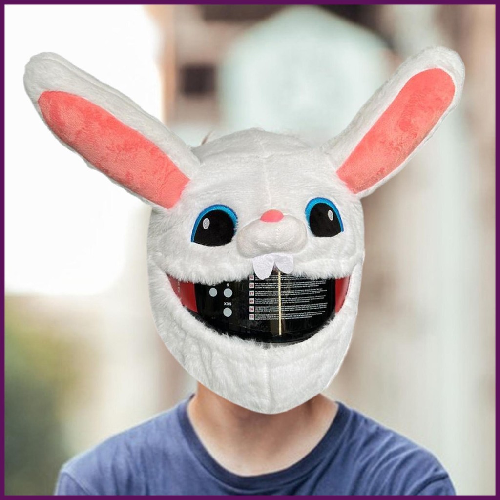 Motorcycle Hat Cover Decorative Animal Plush Motor Hat Cover for Men ...
