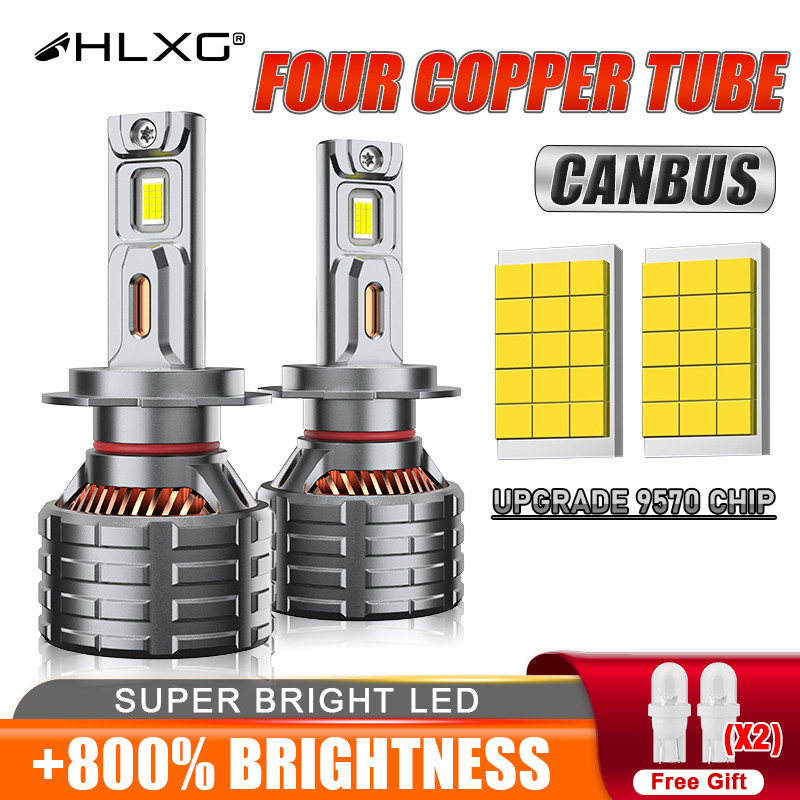 2pc 1000W H7 LED Headlight Bulb 100000LM CANBUS CSP Head Lamp H1 H8 H9 H11 9005 HB3 9006 HB4 ...