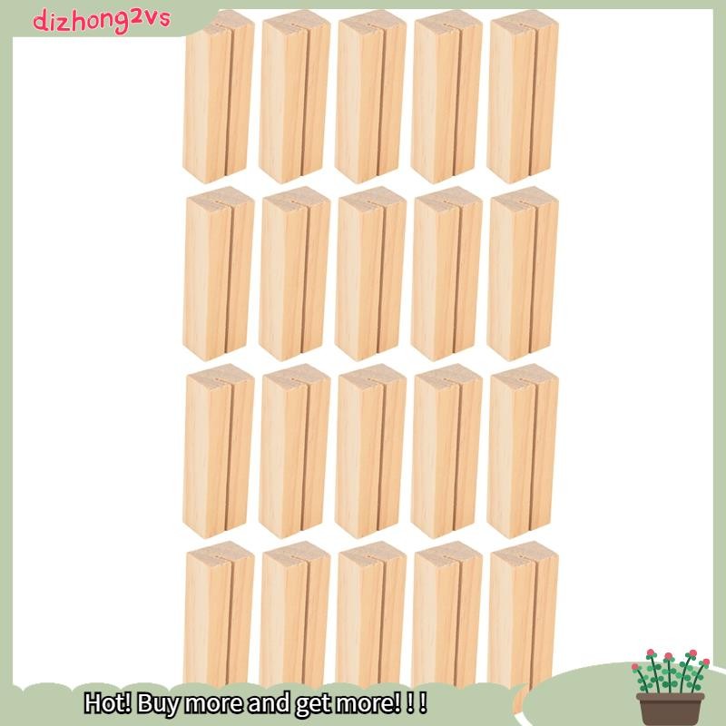 [dizhong2vs]20 Pieces Wood Place Card Holders, Wooden Table Number ...