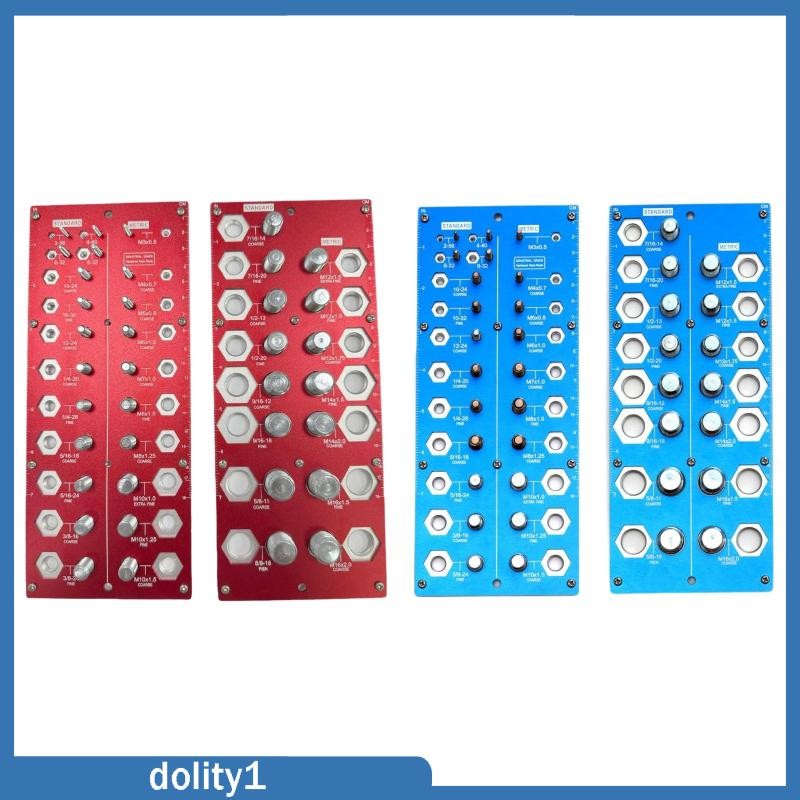 [Dolity1] 2x Thread Checker Bolt Thread Identifier Gauge Home Measuring ...