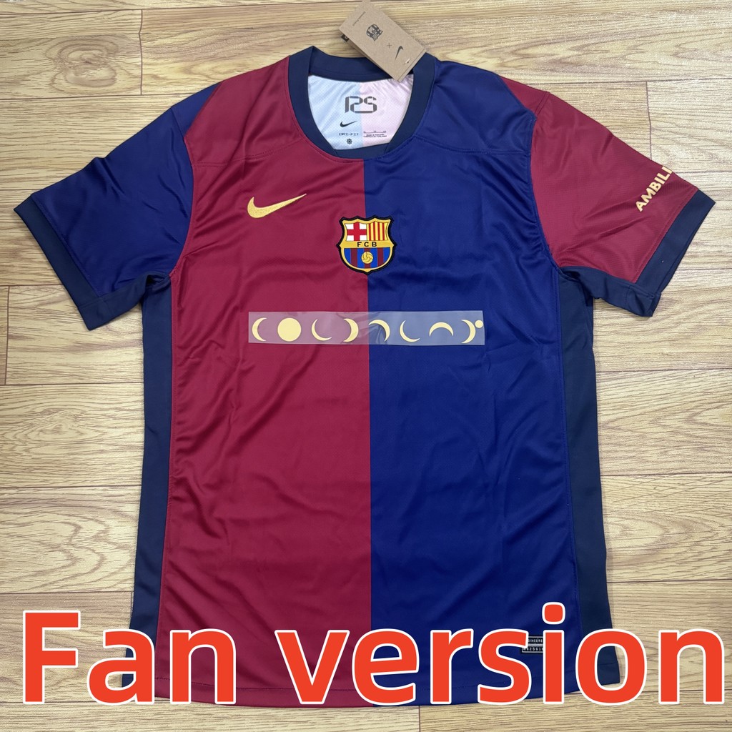 Fan version 24/25 FC Barcelona home COLDPLAY jersey S-4XL | Shopee ...