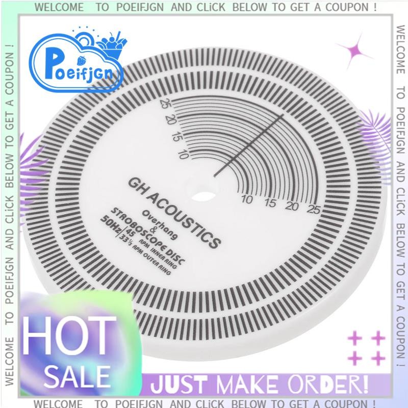 Reliable Turntables Strobe Disc Stroboscope Mat Tests Rotational Speed ...