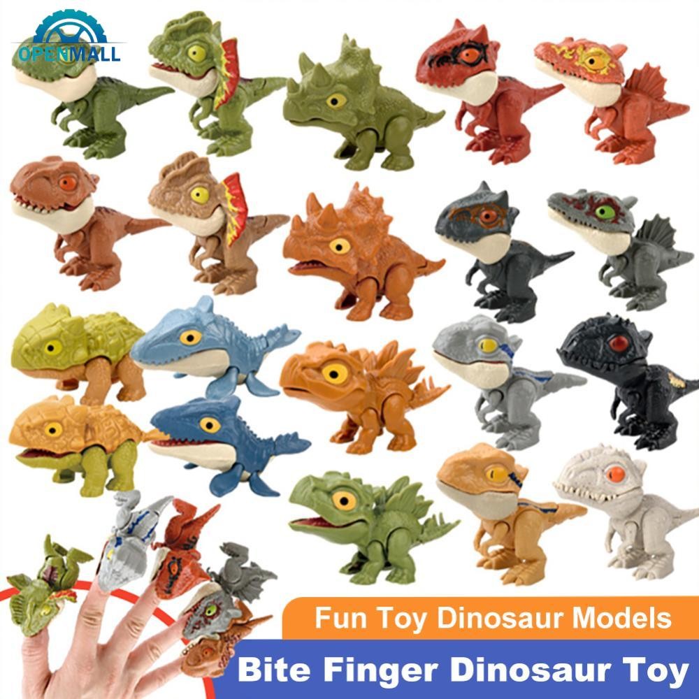 OPENMALL Creative Bite Finger Dinosaur Toy Funny Tyrannosaurus Model ...