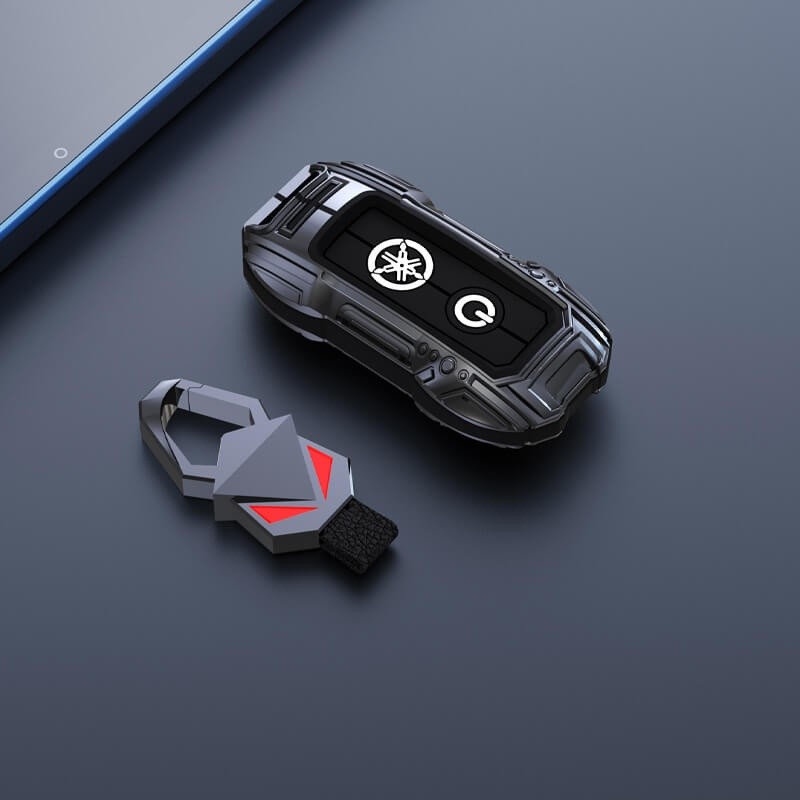 Zinc alloy Silicone Car Key Cover For Yamaha Nmax 2020 2023 Aerox S ...