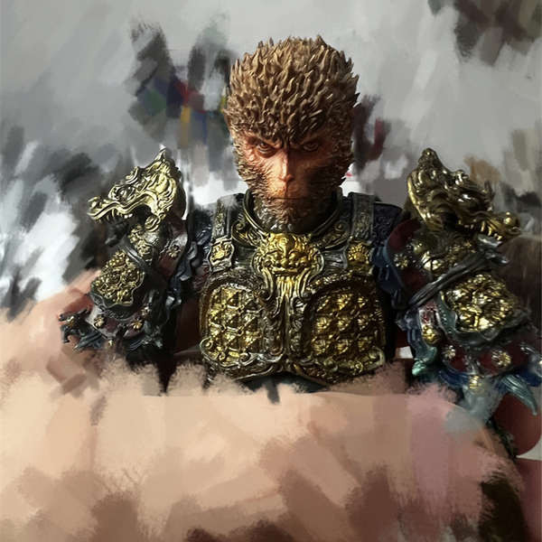 The pre-walker can move 1/12 Monkey King, Monkey Brother 6-inch puppet ...