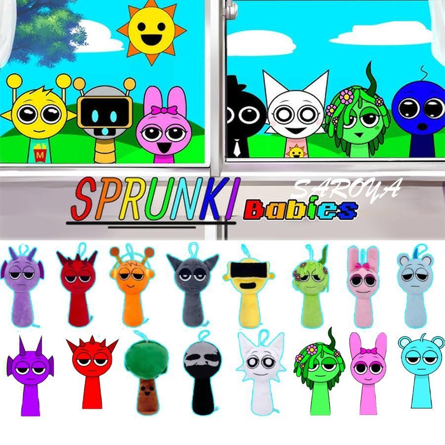 Sprunki Incredibox Plush Toy Sprunki Plushie Doll Sprunki Oren Brud ...