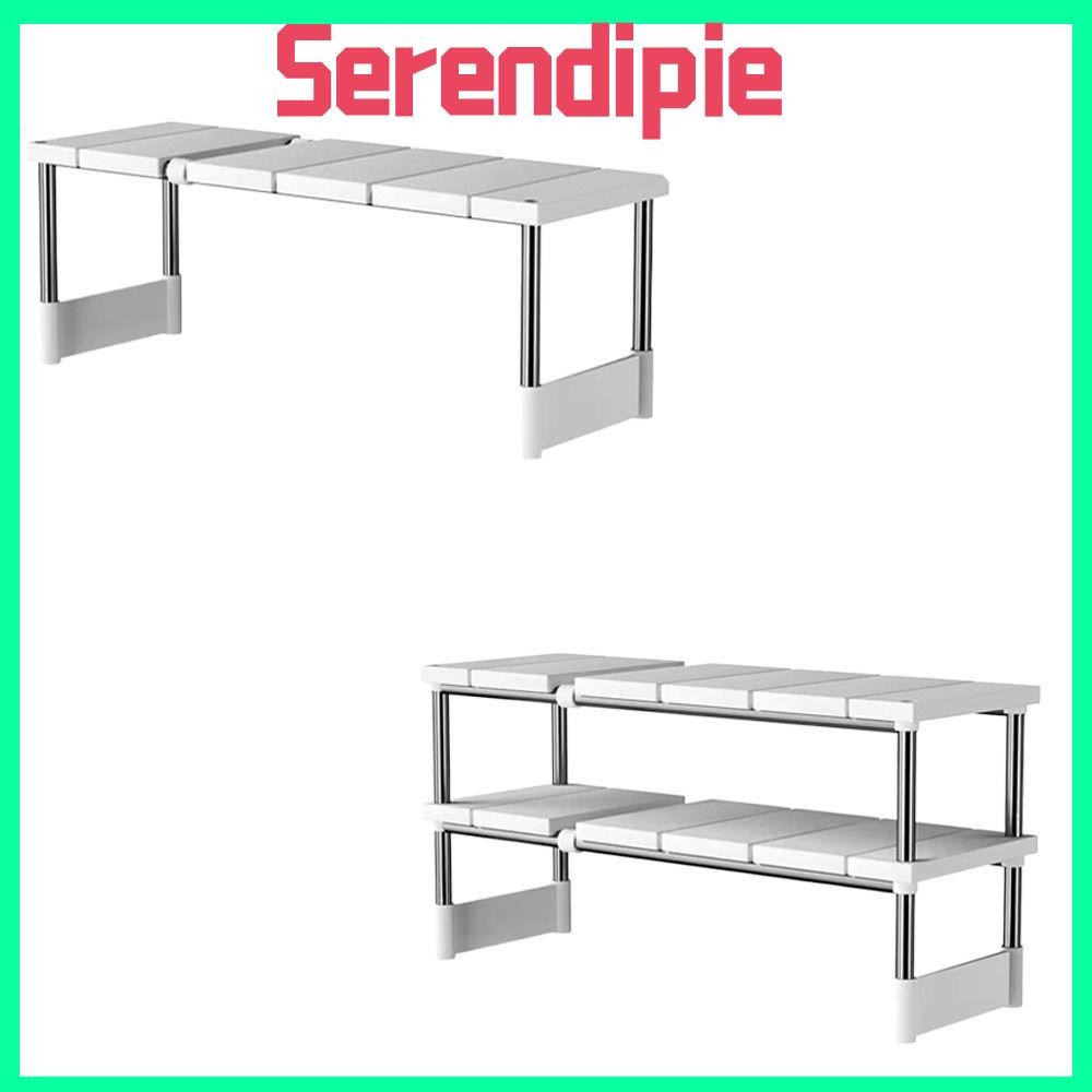 SERENDIPIE Stackable Storage Rack, Wardrobe Layered Partition Rack ...