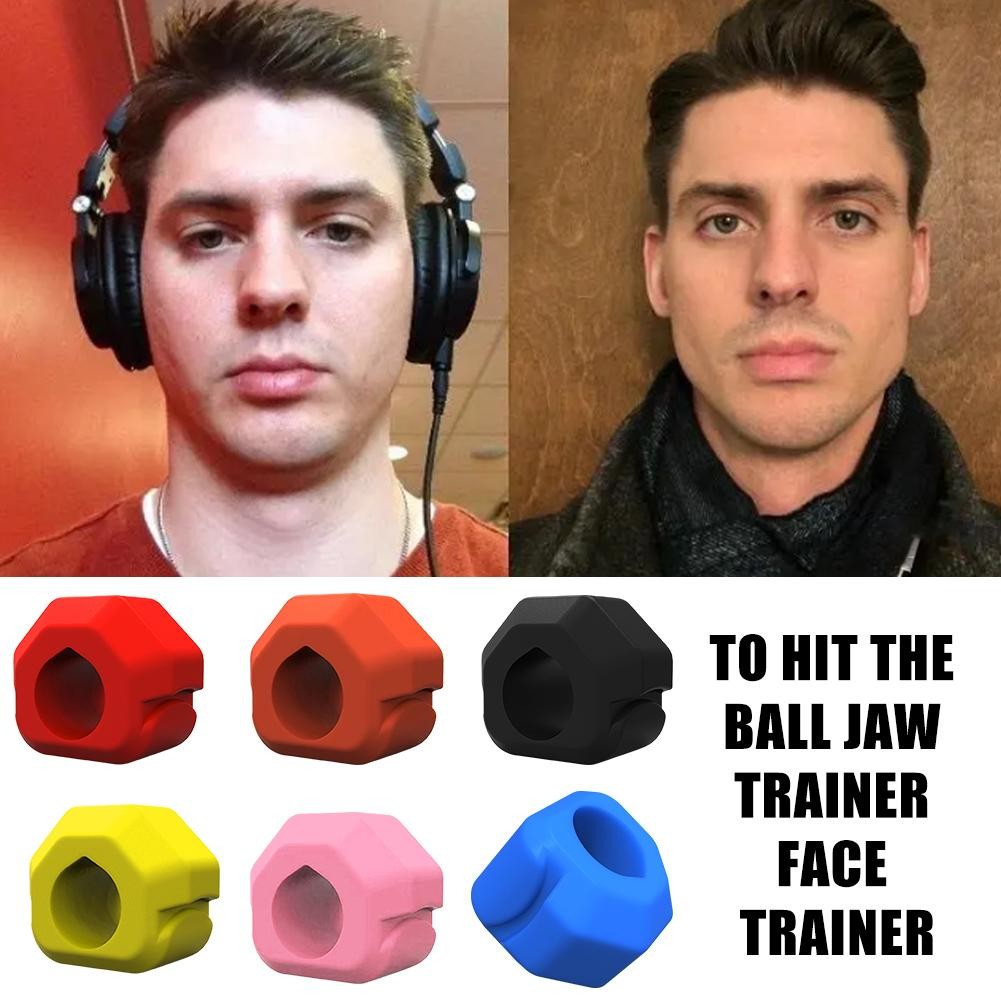 Silicon Rubber Jaw Kits Jawliner Training Ball Chewing Improvement Face ...