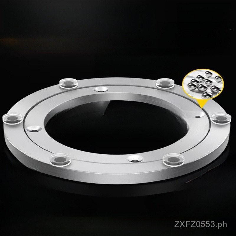 Track Round Table Base Rotating Pulley Solid Wood Glass Bearing ...