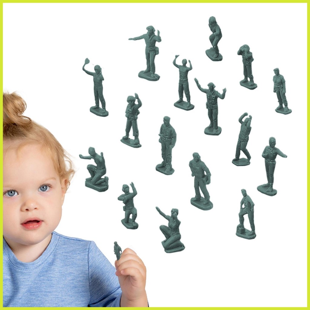 Toy Soldiers Cake Toppers Miniature Soldier Playset DIY Model Soldier ...