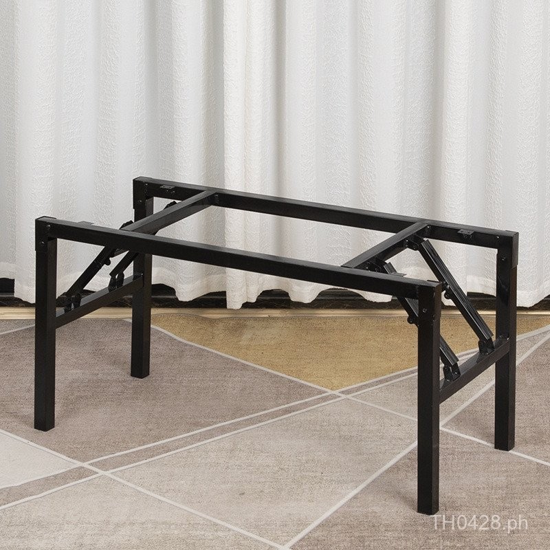 Iron Frame Tripod Folding Table Frame Metal Table Folding Legs Dining ...