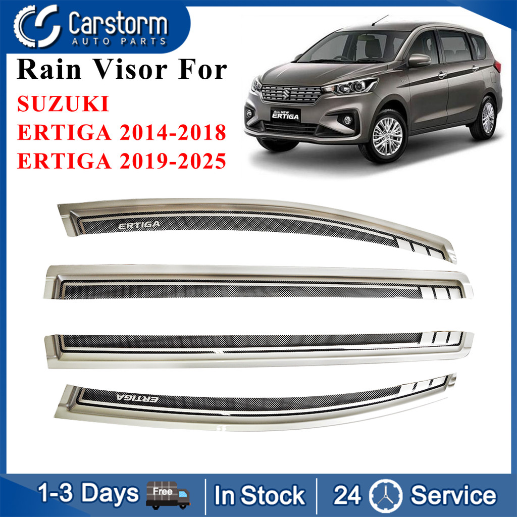 Carstorm Rain Visor For Suzuki Ertiga 2014-2025 Rain Guard Window Visor ...
