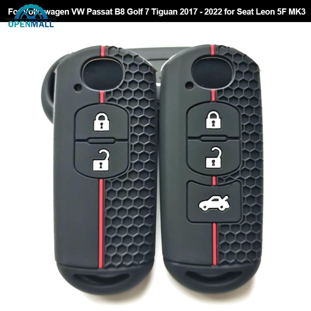 OPENMALL 2 Buttons Silicone Key Case Cover Protected Fob Accessories ...