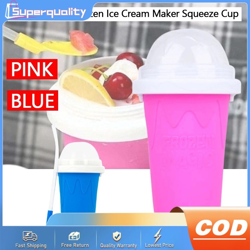 DIY Ice Cream Cup Smoothie Cup Frozen cup Frozen Squeeze Magic cup ...