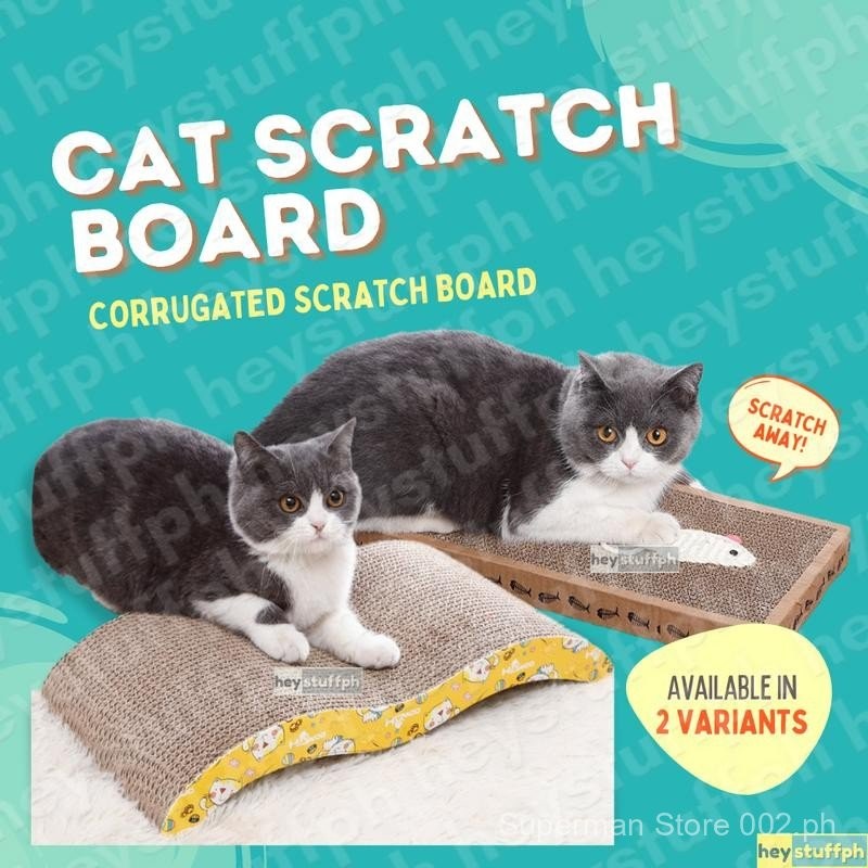 Cat Scratch Board Cat Pad Corrugated Cardboard Kitten Scratch Board ...