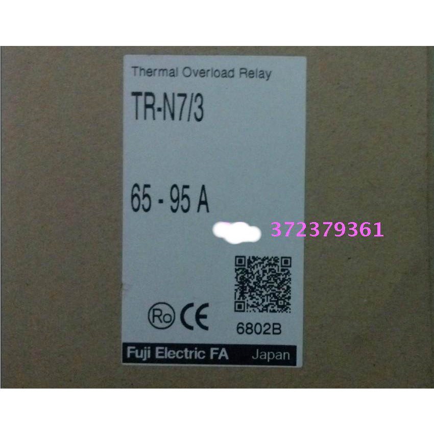 モNew original Japanese Fuji thermal overload relay TR-N7 3 65-95A spot one-year warranty ...