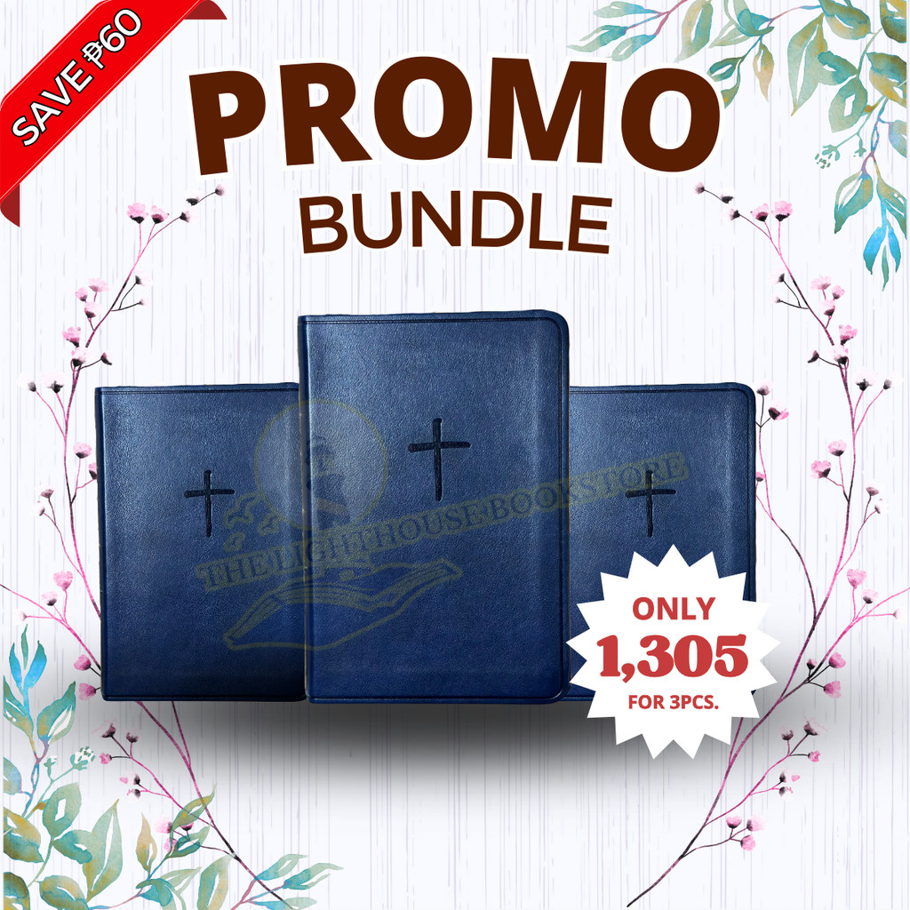 BUNDLE PROMO SALE 3 PIECES HOLMAN LEATHER TOUCH COMPACT KJV BIBLE ...