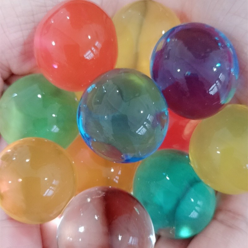 4-6cm Large water bead balls Hydrogel Pearl Shaped Big 4-6cm Crystal ...